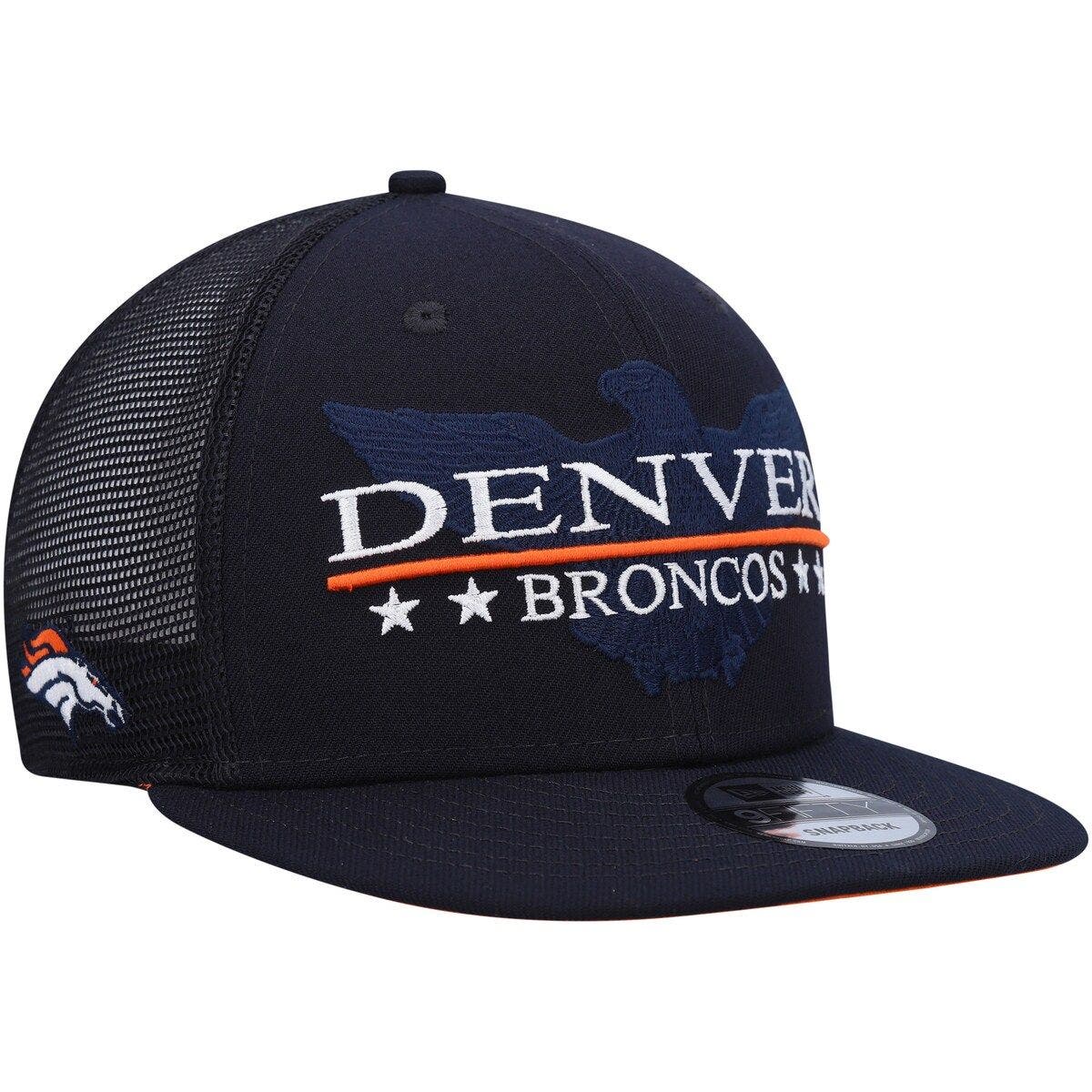 New Era Men's New Era Navy Denver Broncos Totem 9FIFTY Snapback Hat ...