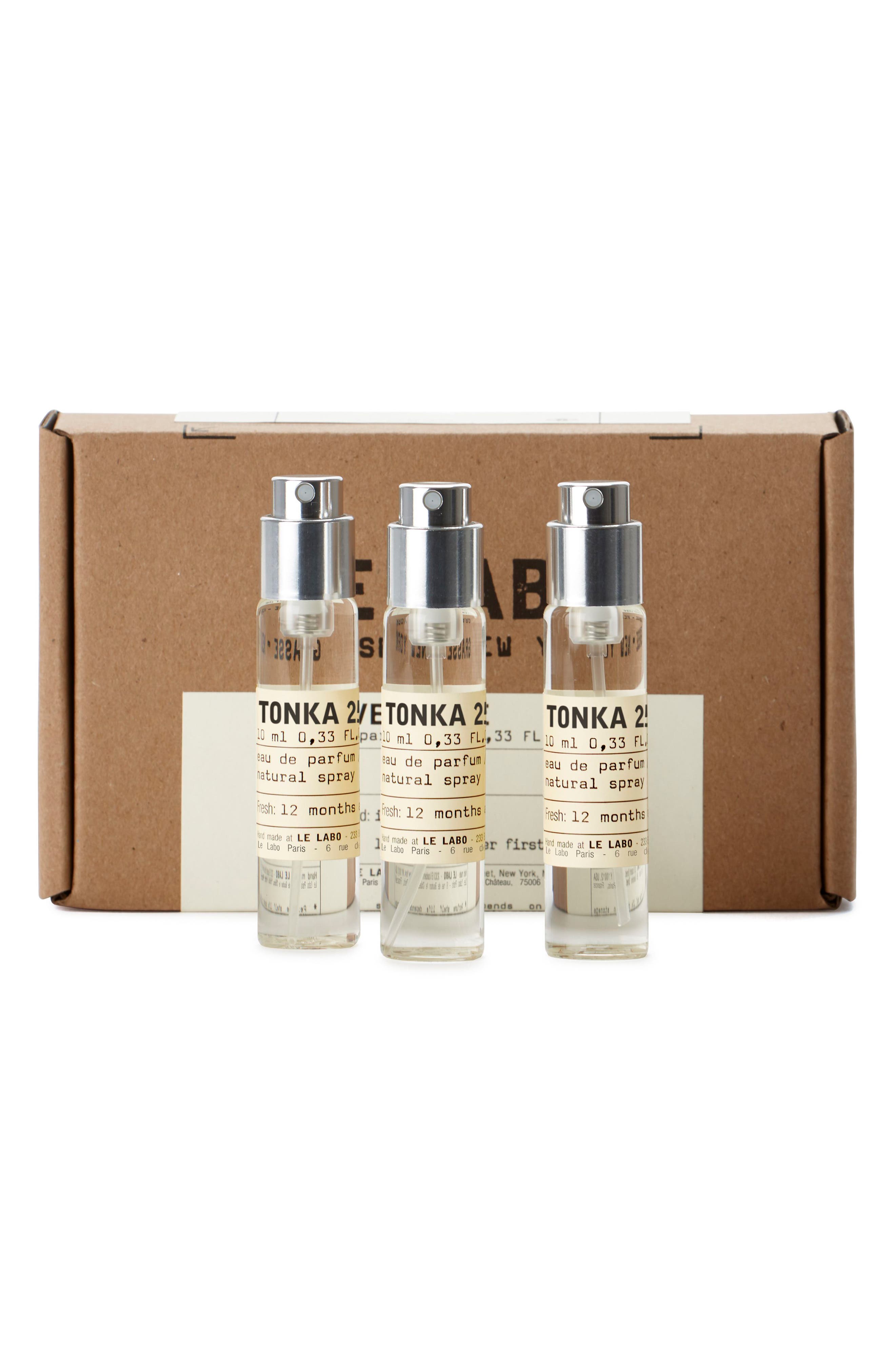 Le Labo Tonka 25 Eau de Parfum Travel Tube Refill Trio | Nordstrom