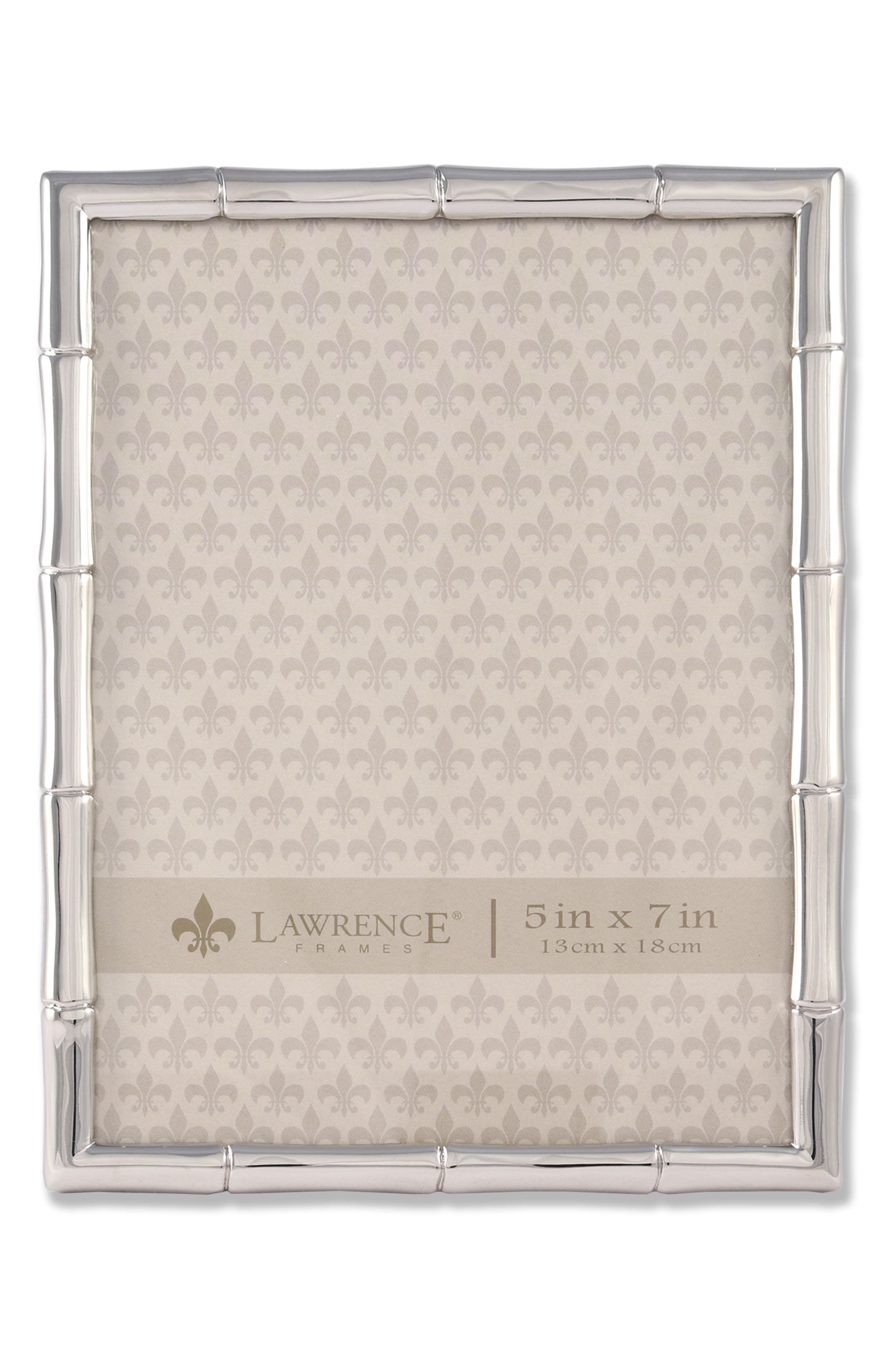 Lawrence Frames Silver Bamboo Picture Frame - 5"x7" | Nordstromrack
