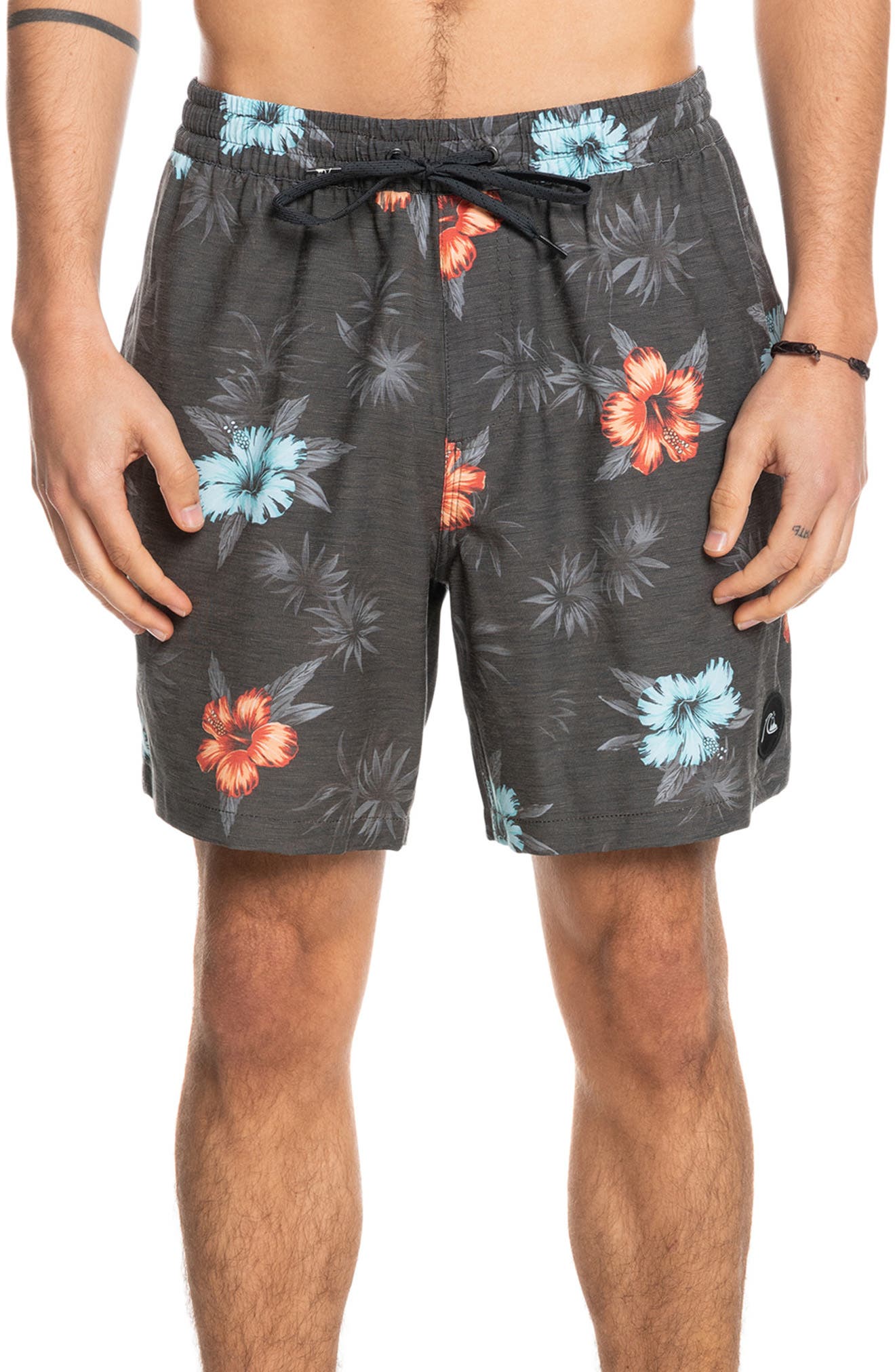 Quiksilver Quicksilver Washed Stripe Recycled Blend Swim Trunks ...