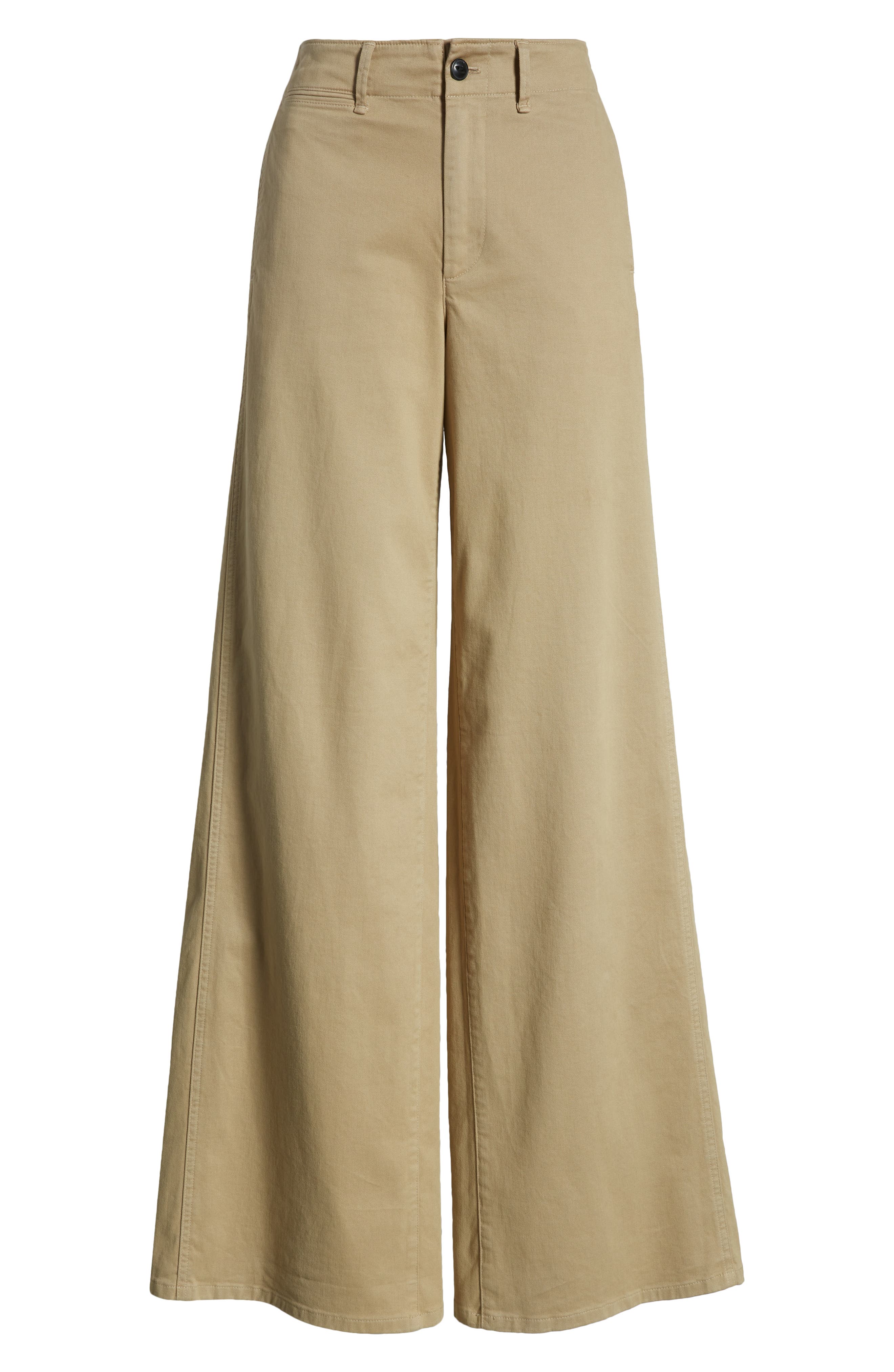rag & bone Sofie High Waist Wide Leg Chino Pants in Sal | Smart Closet