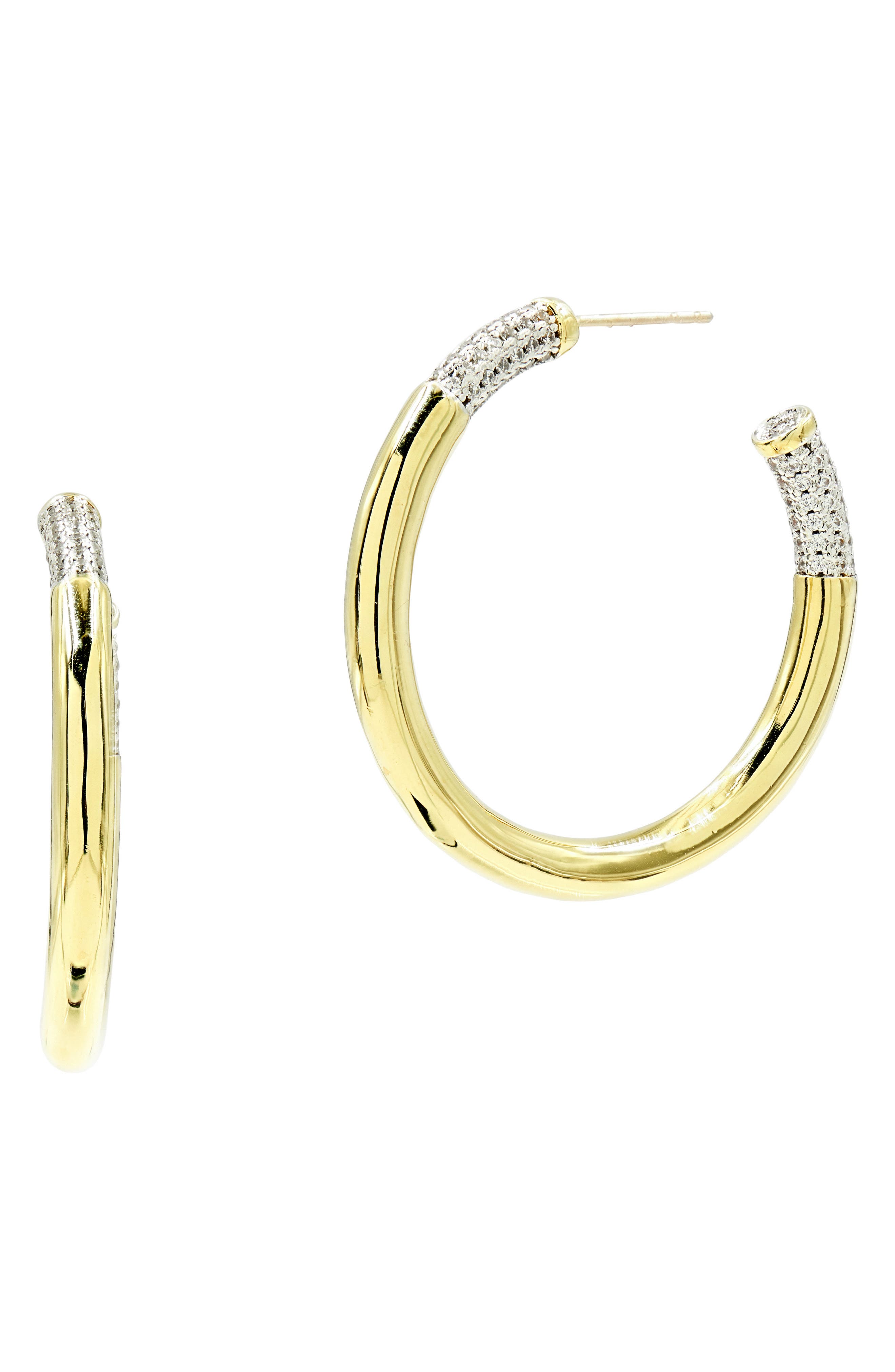 FREIDA ROTHMAN Born to Shine Hoop Earrings | Nordstrom