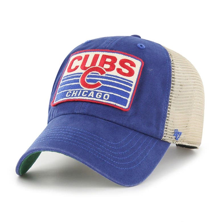 47 ' Royal Chicago Cubs Four Stroke Clean Up Trucker Snapback Hat ...