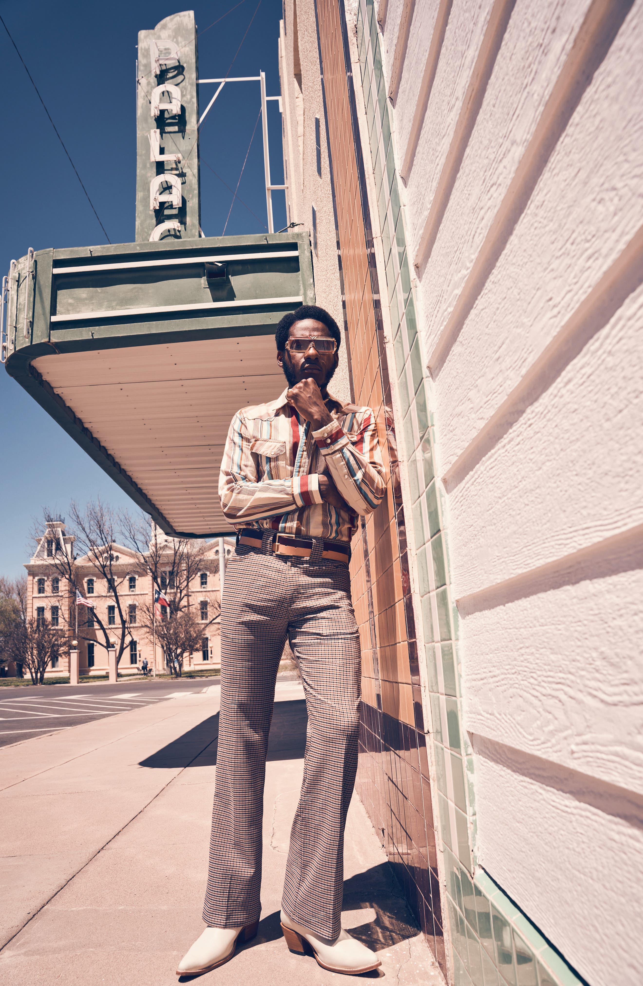 Wrangler Leon Bridges Rope Riser Plaid Pants | Smart Closet