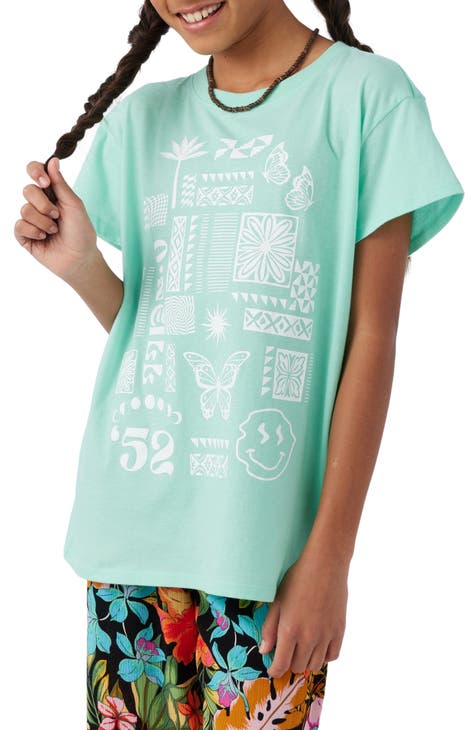 Tween Girls Blue/Green' Tops | Nordstrom