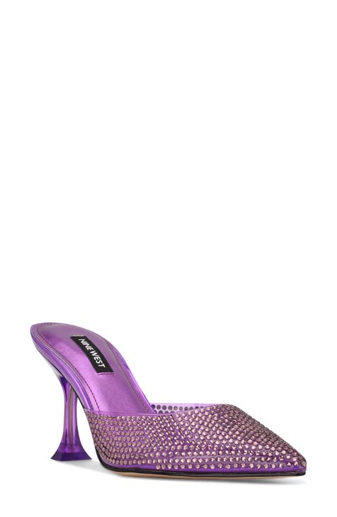 Women's Purple High Heel Mules & Slides | Nordstrom