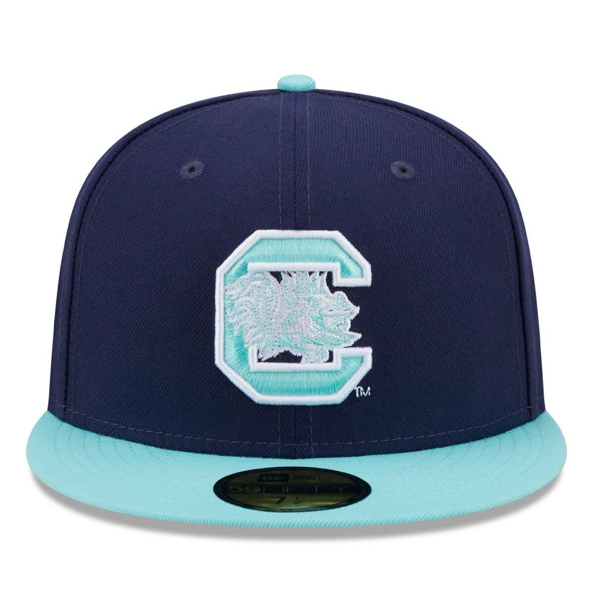 New Era Men's New Era Navy/Light Blue South Carolina Gamecocks 59FIFTY ...
