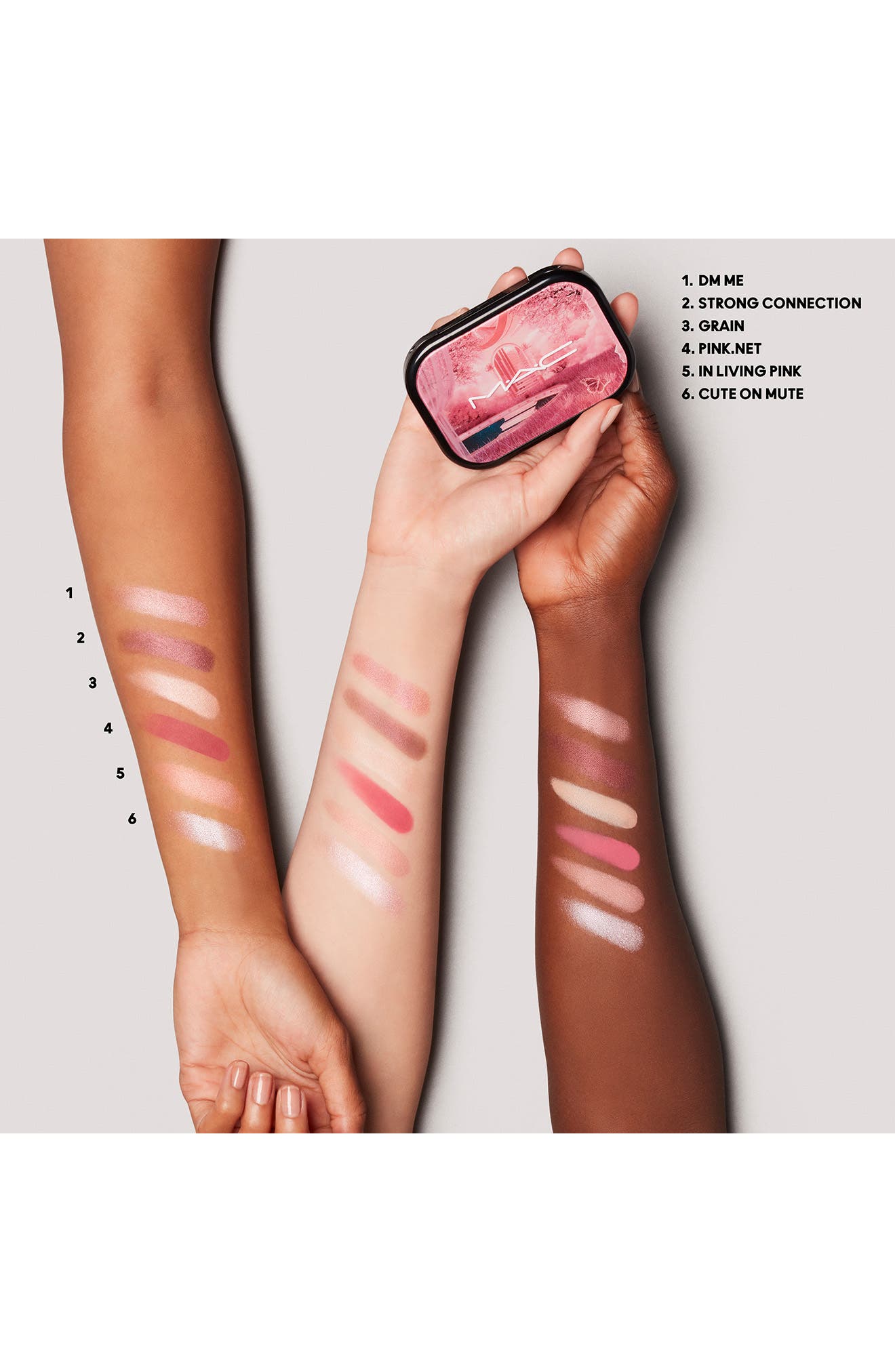MAC Cosmetics Connect in Color 6-Pan Eyeshadow Palette in Encrypted ...