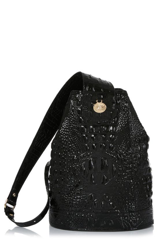 Brahmin Allie Croc Embossed Leather Slingback Bag In Shell White | ModeSens