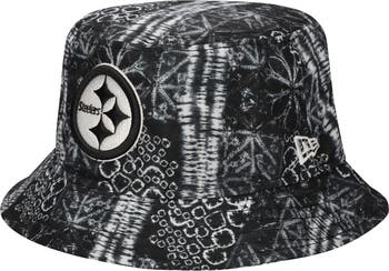 New Era Men's New Era Black Pittsburgh Steelers Shibori Bucket Hat ...