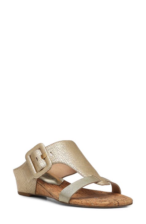 Women's Metallic Wedge Sandals | Nordstrom