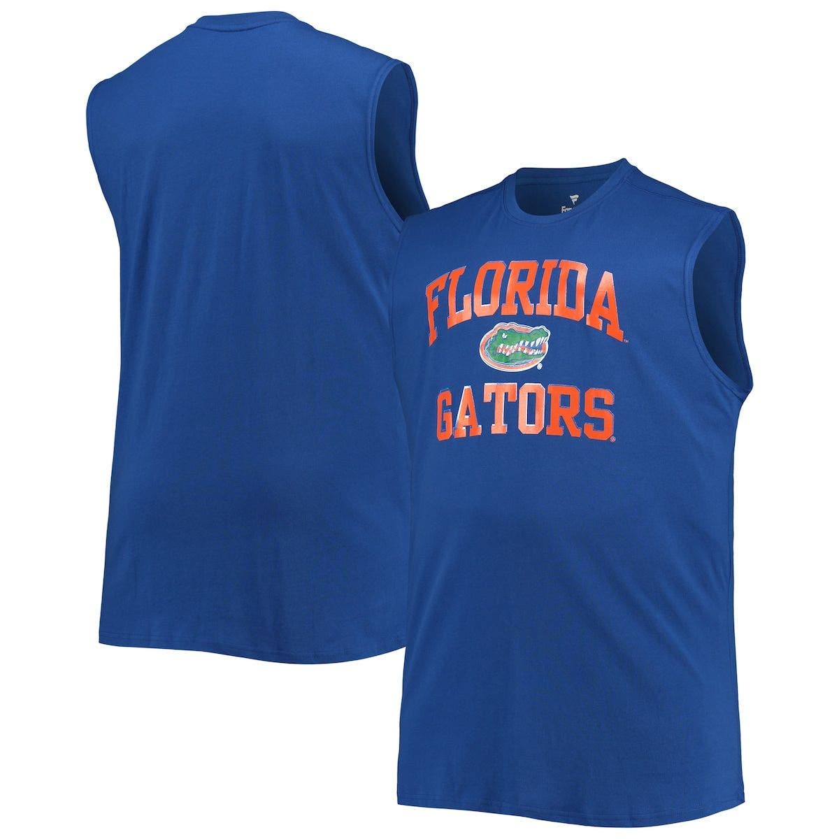 PROFILE Men's Florida Gators Royal Big & Tall Team Muscle Tank Top ...