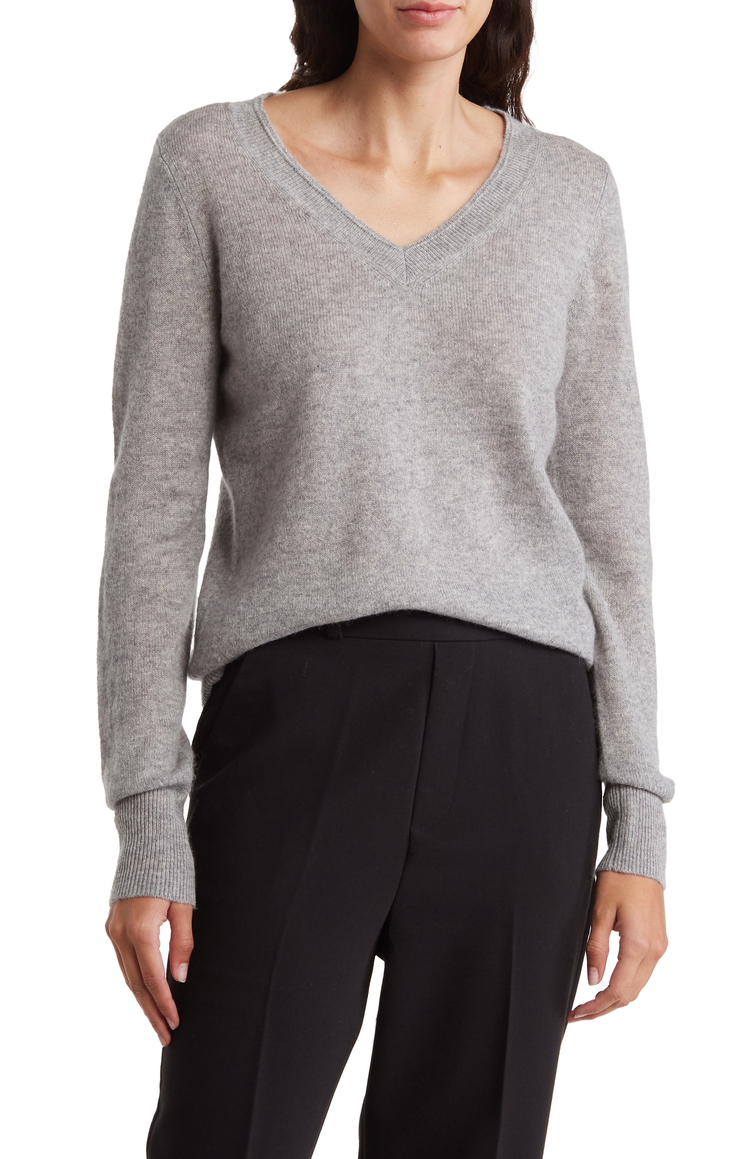 Magaschoni V-Neck Cashmere Sweater | Nordstromrack
