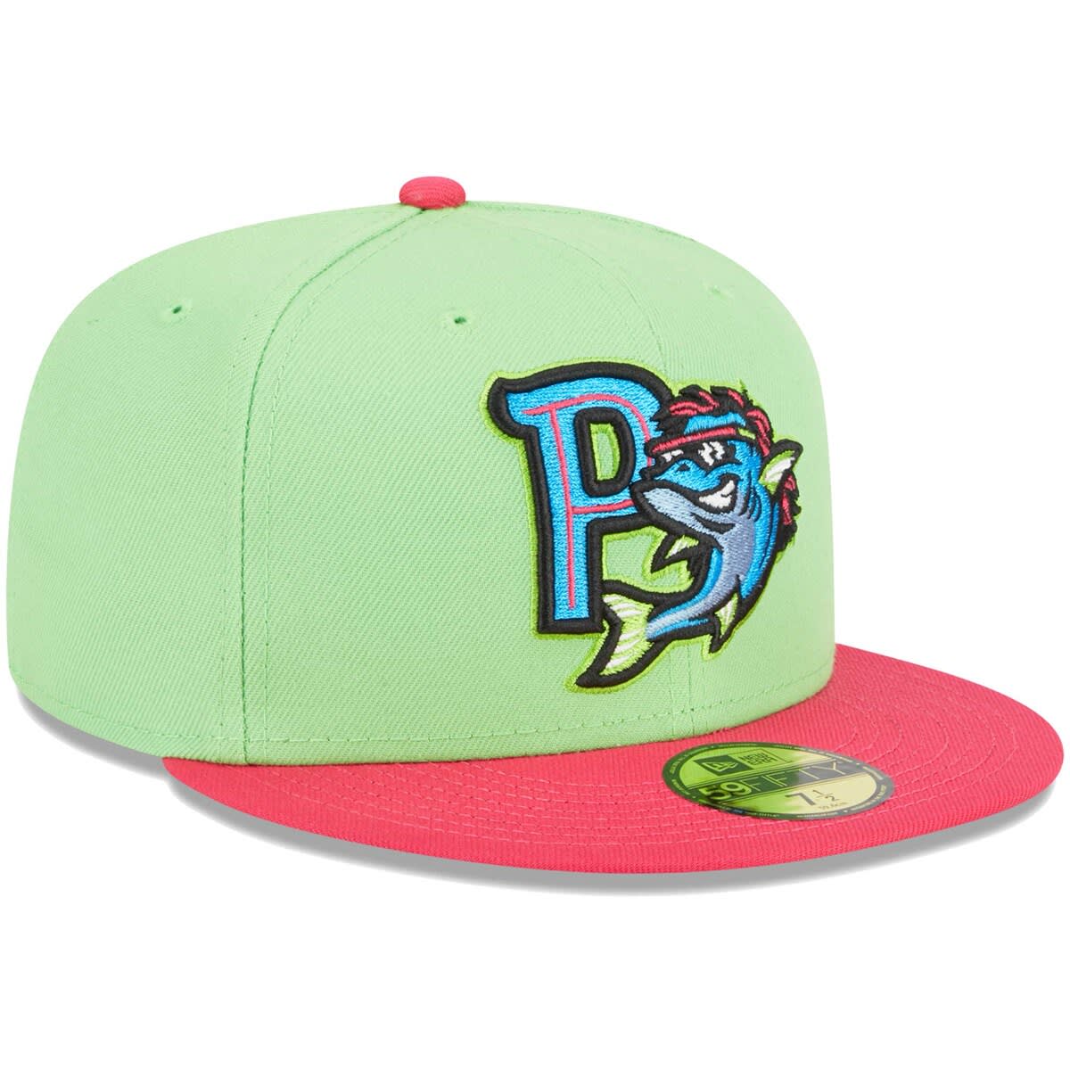 New Era Men's New Era Green Pensacola Blue Wahoos Theme Nights ...