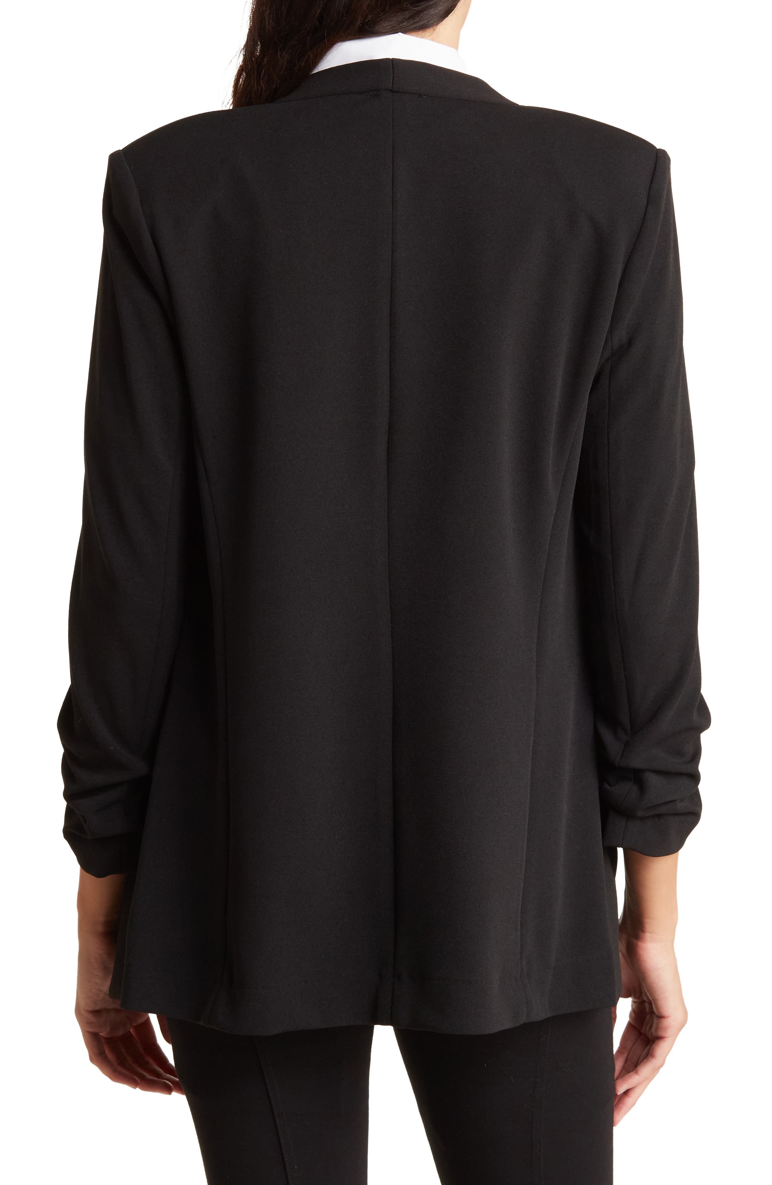 T Tahari Collarless Open Front Blazer | Nordstromrack
