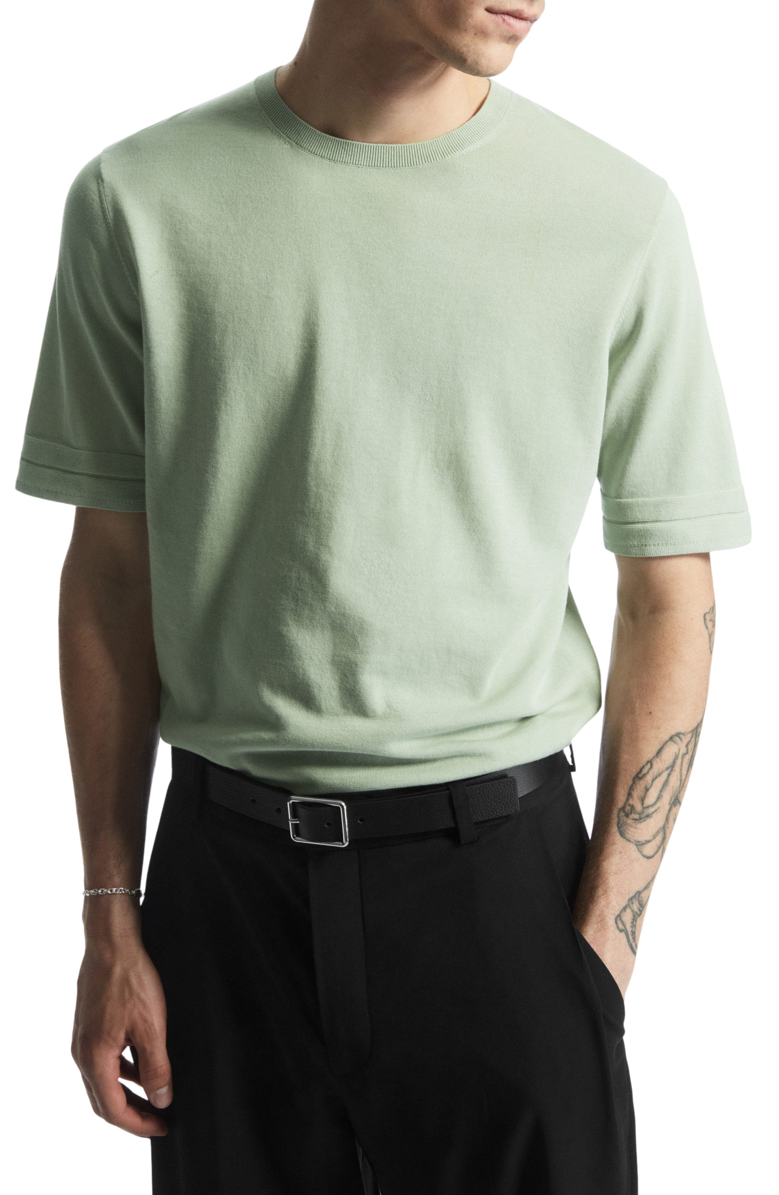 COS Regular Fit Stripe Knit Polo | Nordstrom
