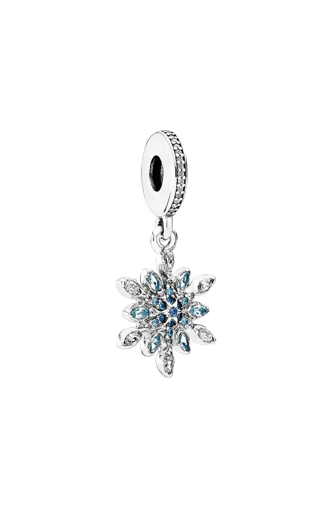 PANDORA 'Snowflake' Cubic Zirconia Dangle Charm | Nordstrom
