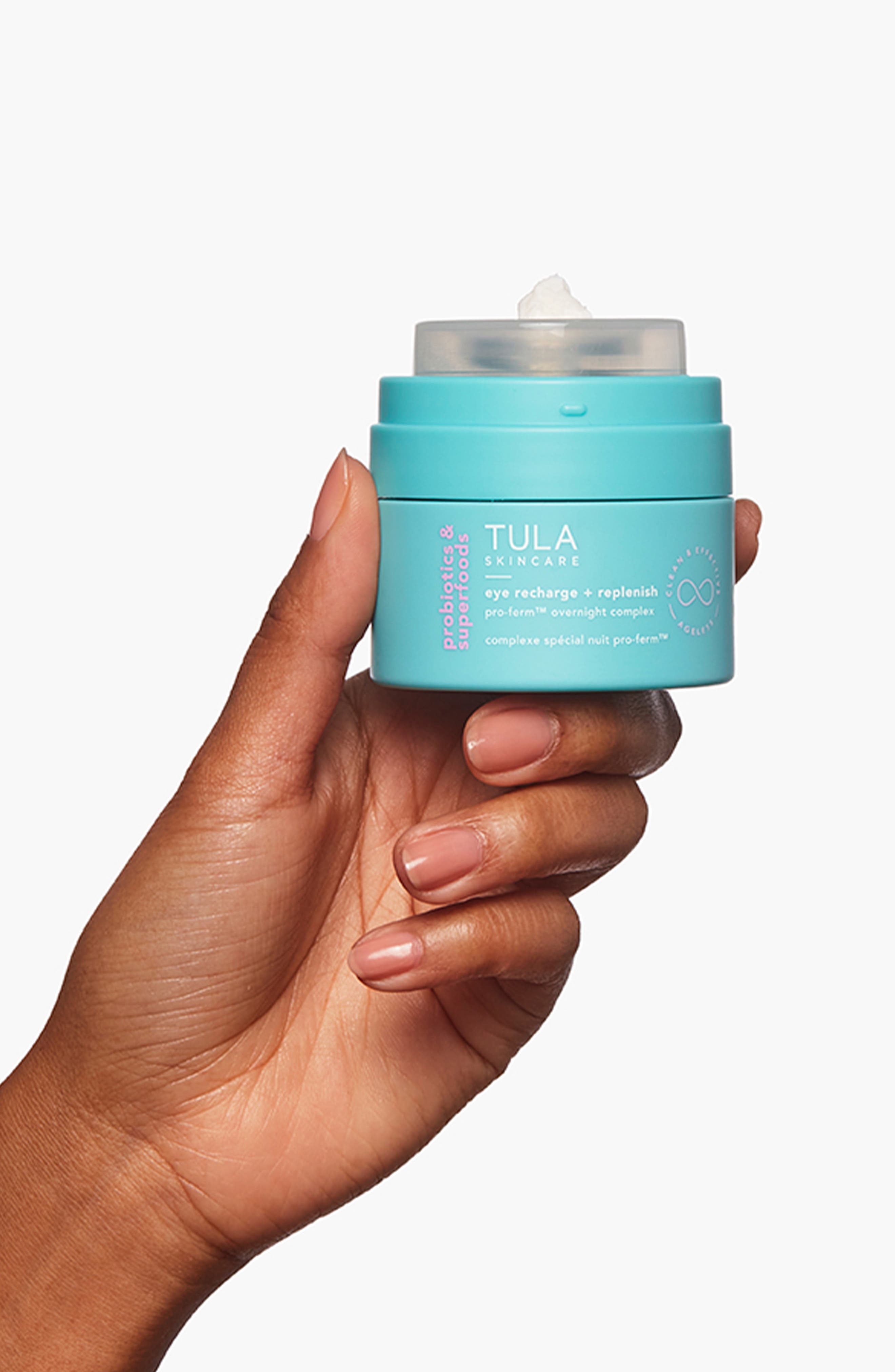 TULA Skincare Eye Recharge + Replenish Pro-Ferm™ Overnight Complex ...