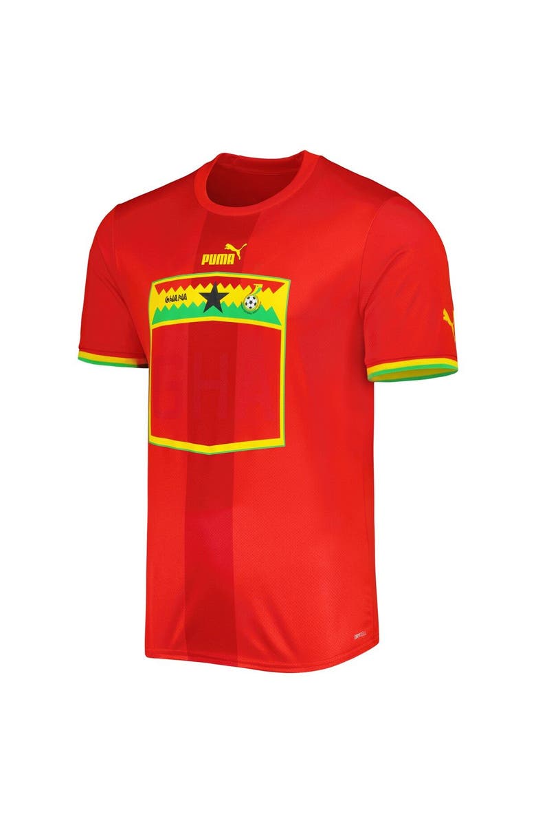 PUMA Men's Puma Red Ghana National Team 2022/23 Away Replica Jersey ...