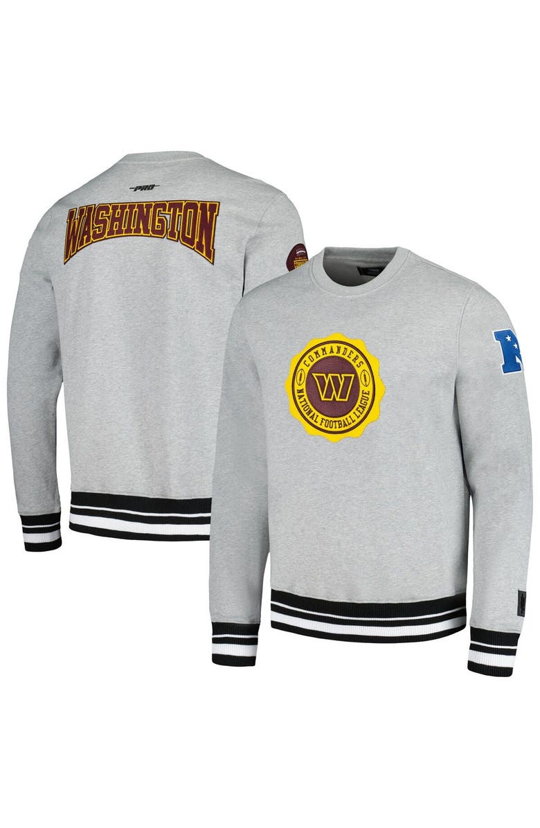 PRO STANDARD Men's Pro Standard Heather Gray Washington Commanders ...