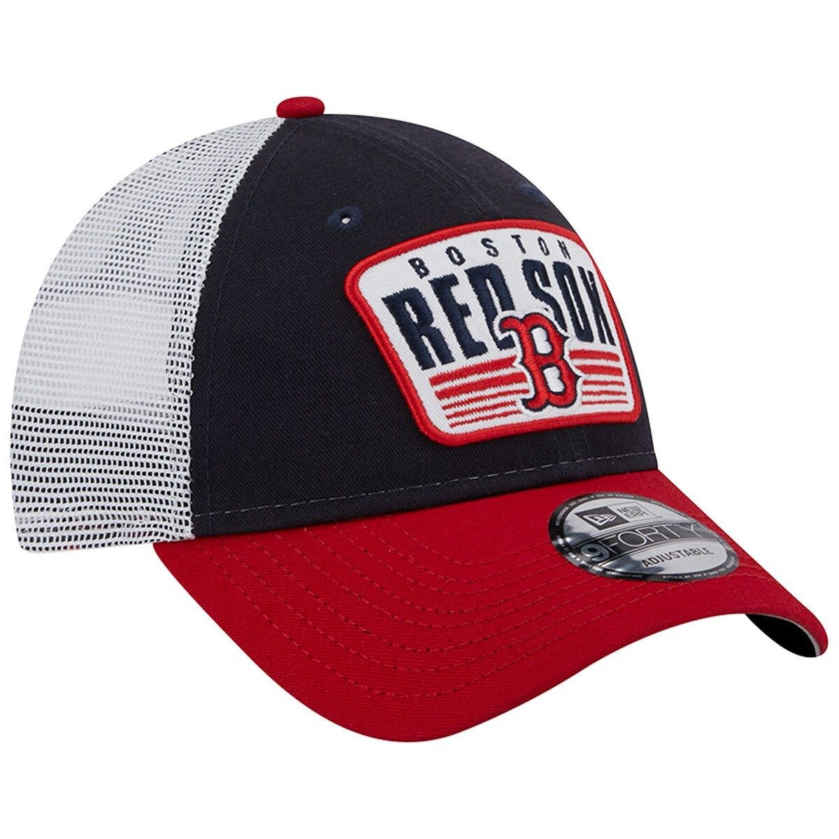 New Era Men's New Era Navy Boston Red Sox Two-Tone Patch 9FORTY ...