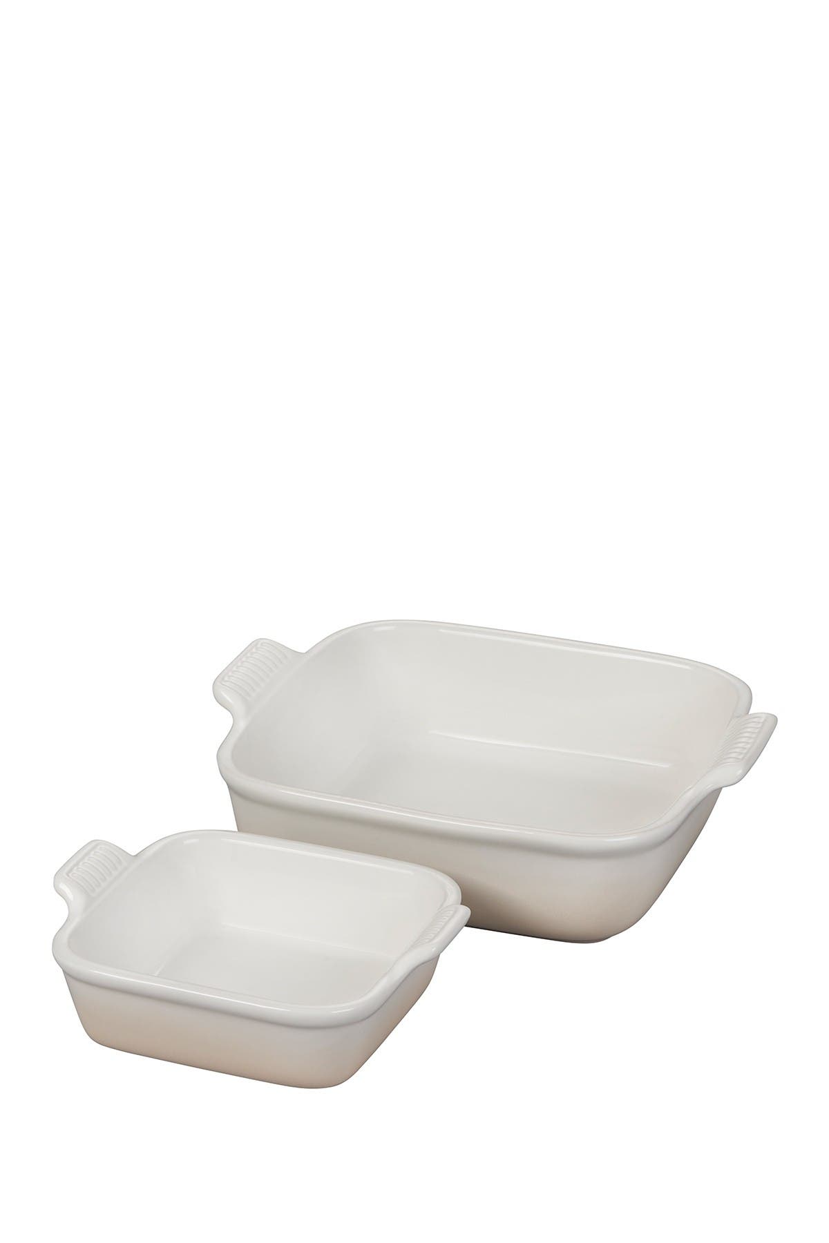 Le Creuset Set of 2 Heritage Square Baking Dishes | Nordstrom
