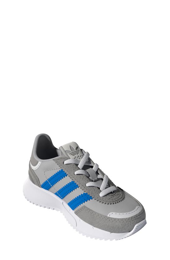 Adidas Originals Kids' Retropy F2 Sneaker In Grey/ Blue Rush/ White ...