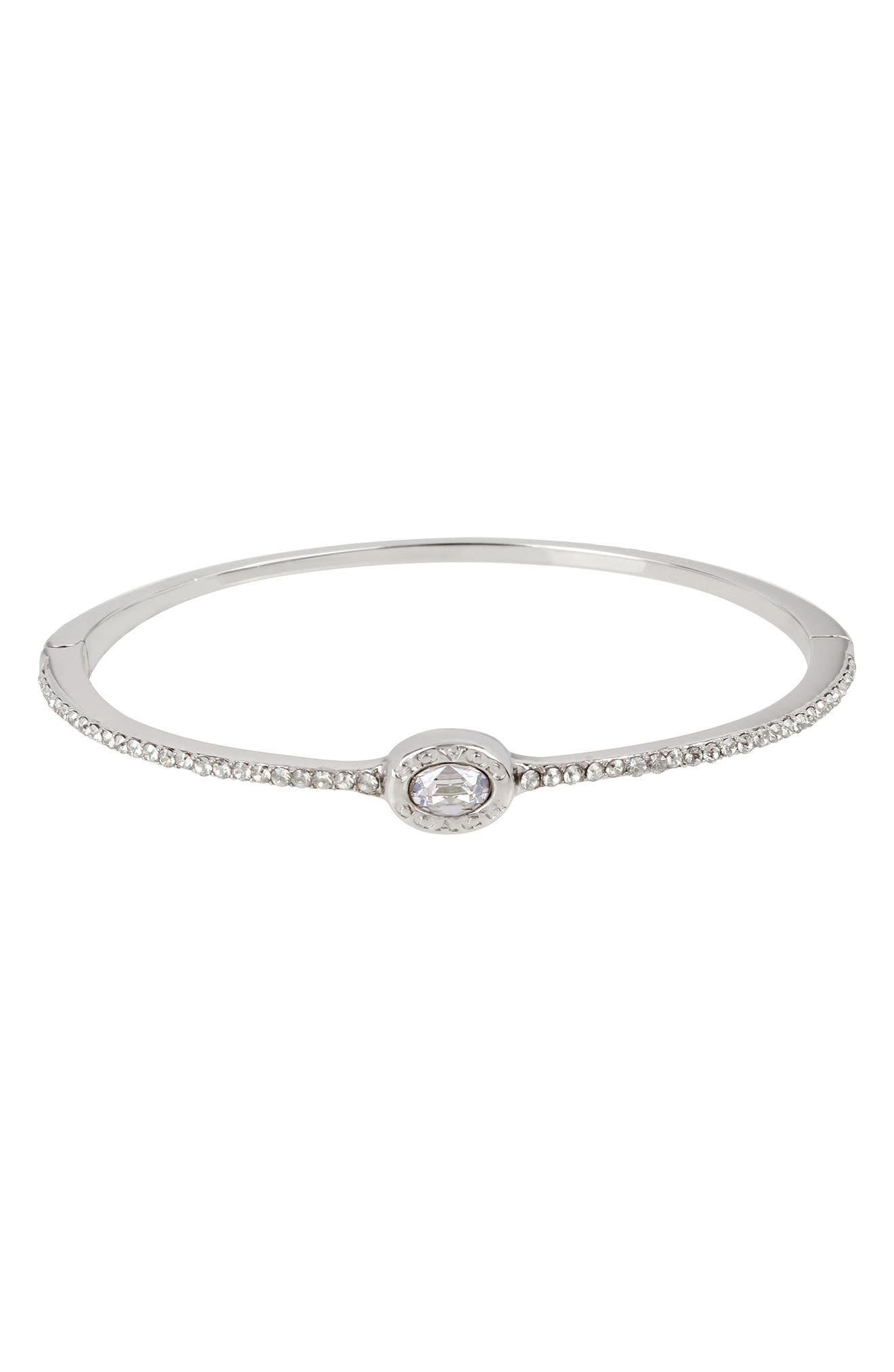 COACH Signature Logo Pavé Bangle | Nordstrom