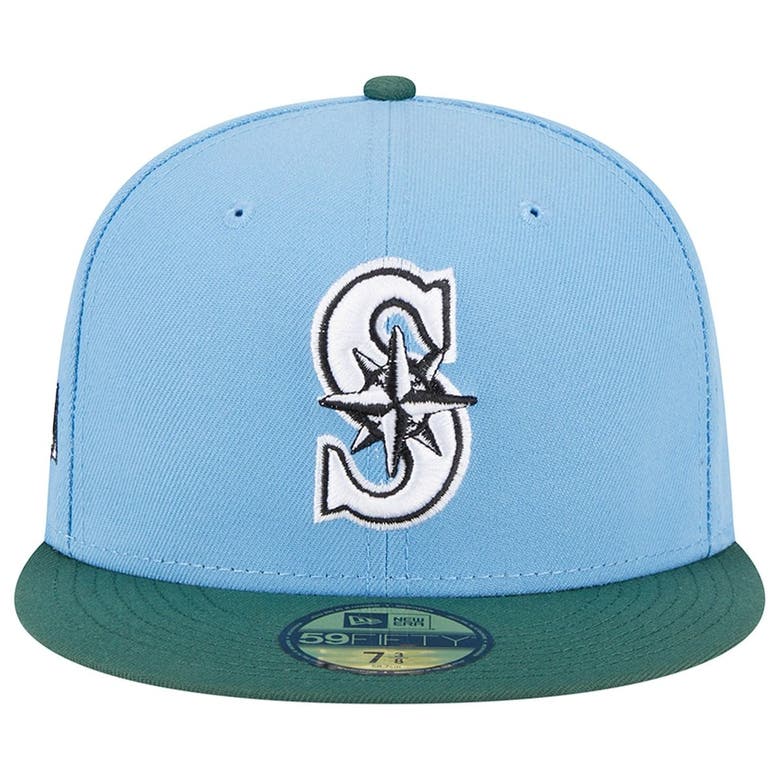 New Era Sky Blue/cilantro Seattle Mariners 2001 World Series 59fifty ...