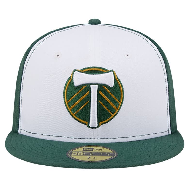 New Era Men's White, Green Portland Timbers 2024 Kick Off Collection ...