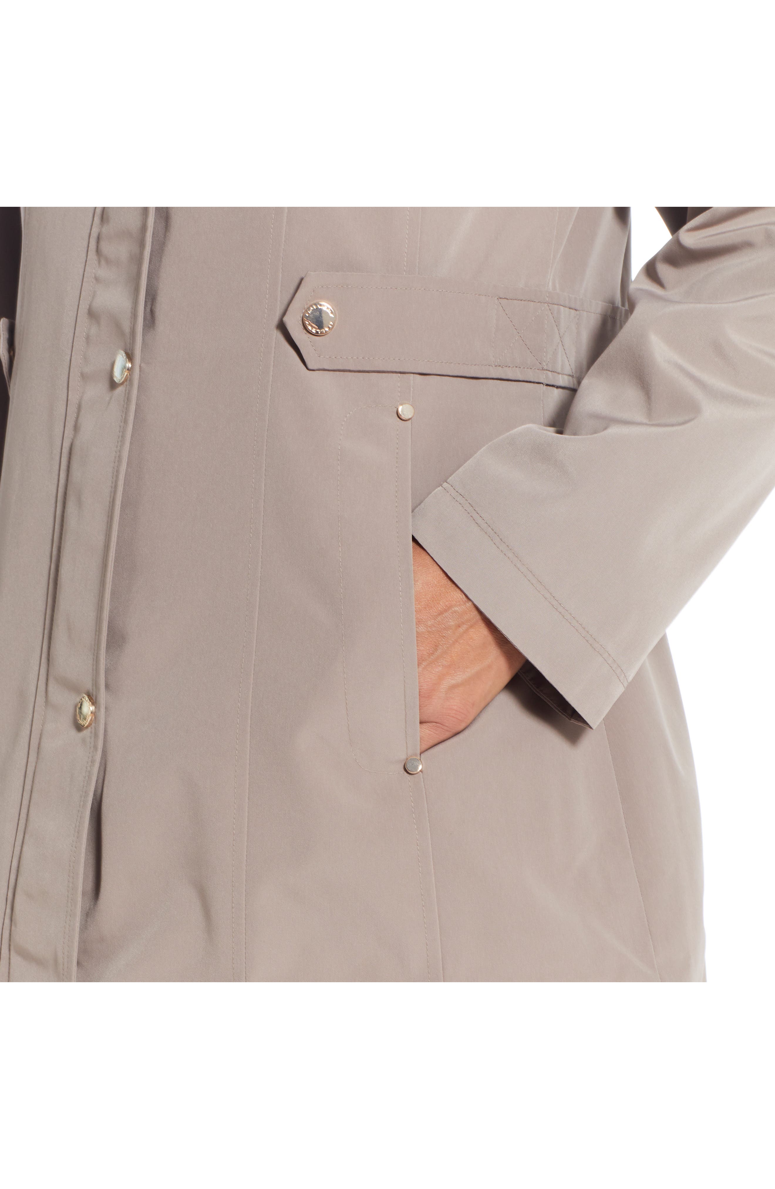 Gallery Water Resistant Zip Front Rain Jacket | Nordstrom