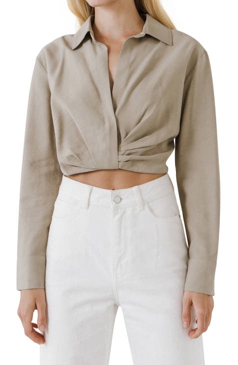 Long Sleeve Crop Tops For Women Nordstrom Rack