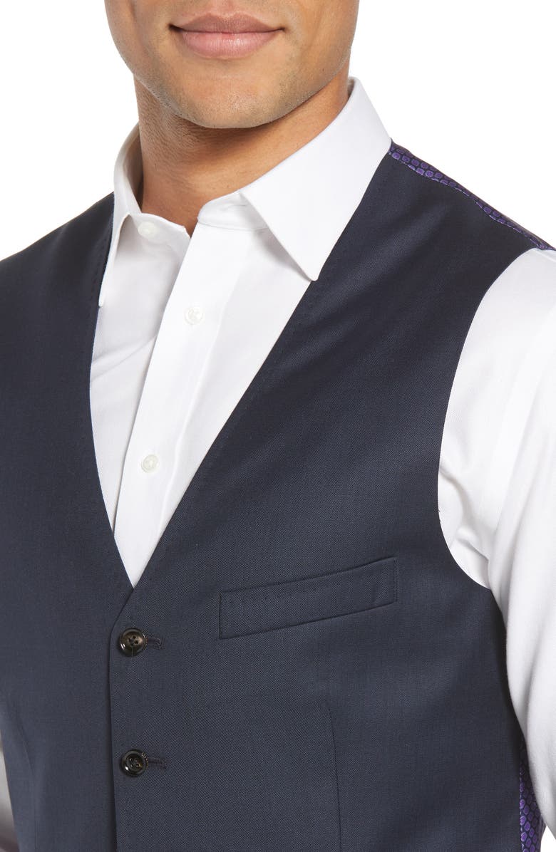 Ted Baker London Troy Slim Fit Solid Wool Vest | Nordstrom