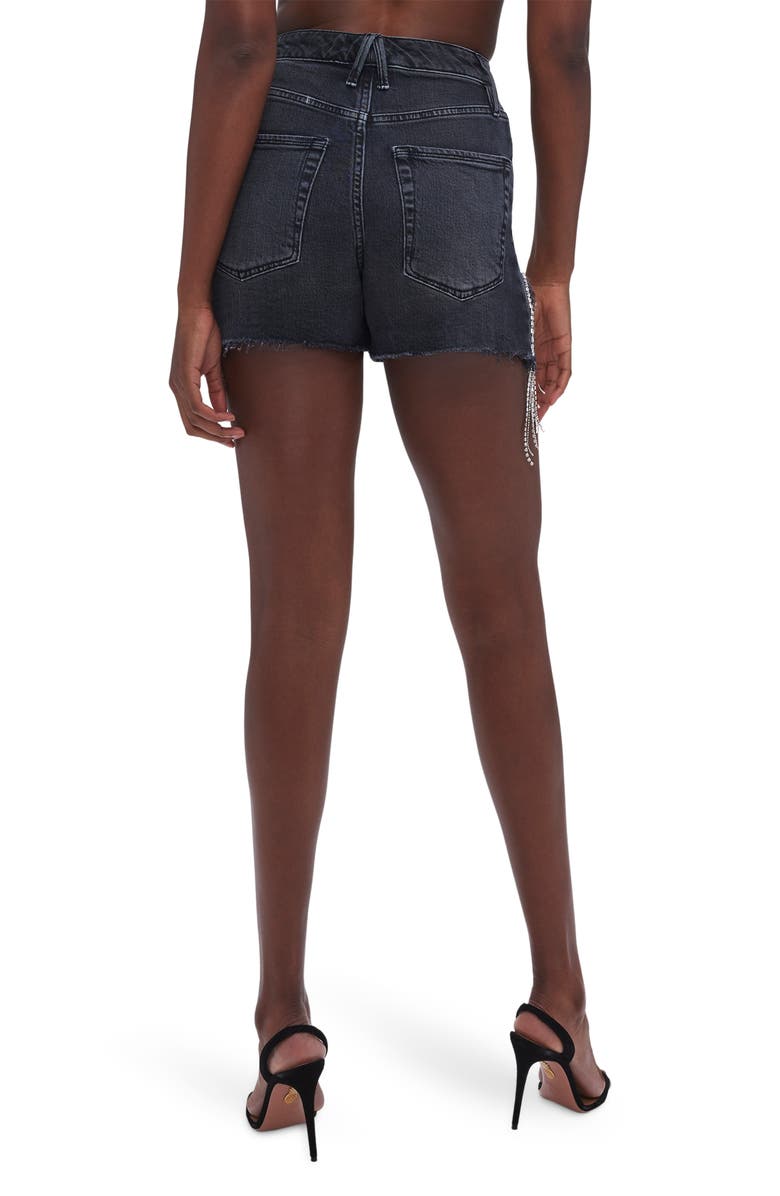 Good American Bombshell Diamond Denim Shorts | Nordstromrack