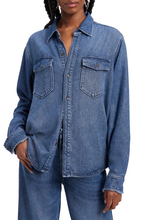 Women's Good American Button Up Tops | Nordstrom