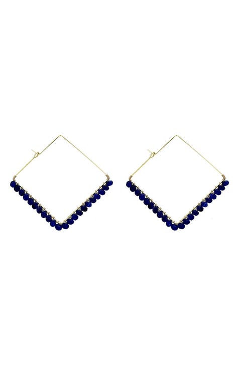 Blue Statement Earrings for Women | Nordstrom