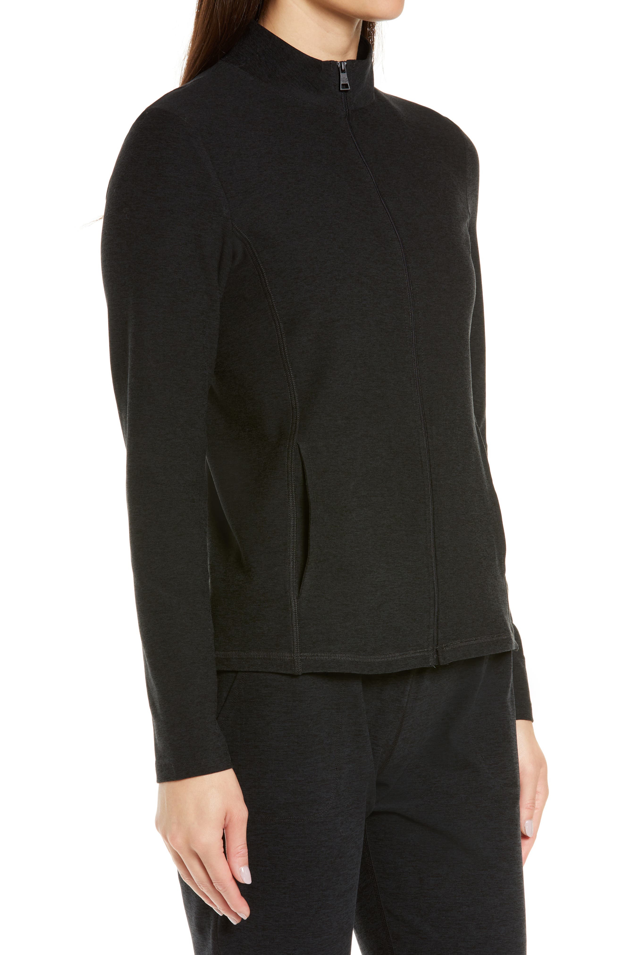 Beyond Yoga On the Go Mock Neck Jacket | Nordstrom