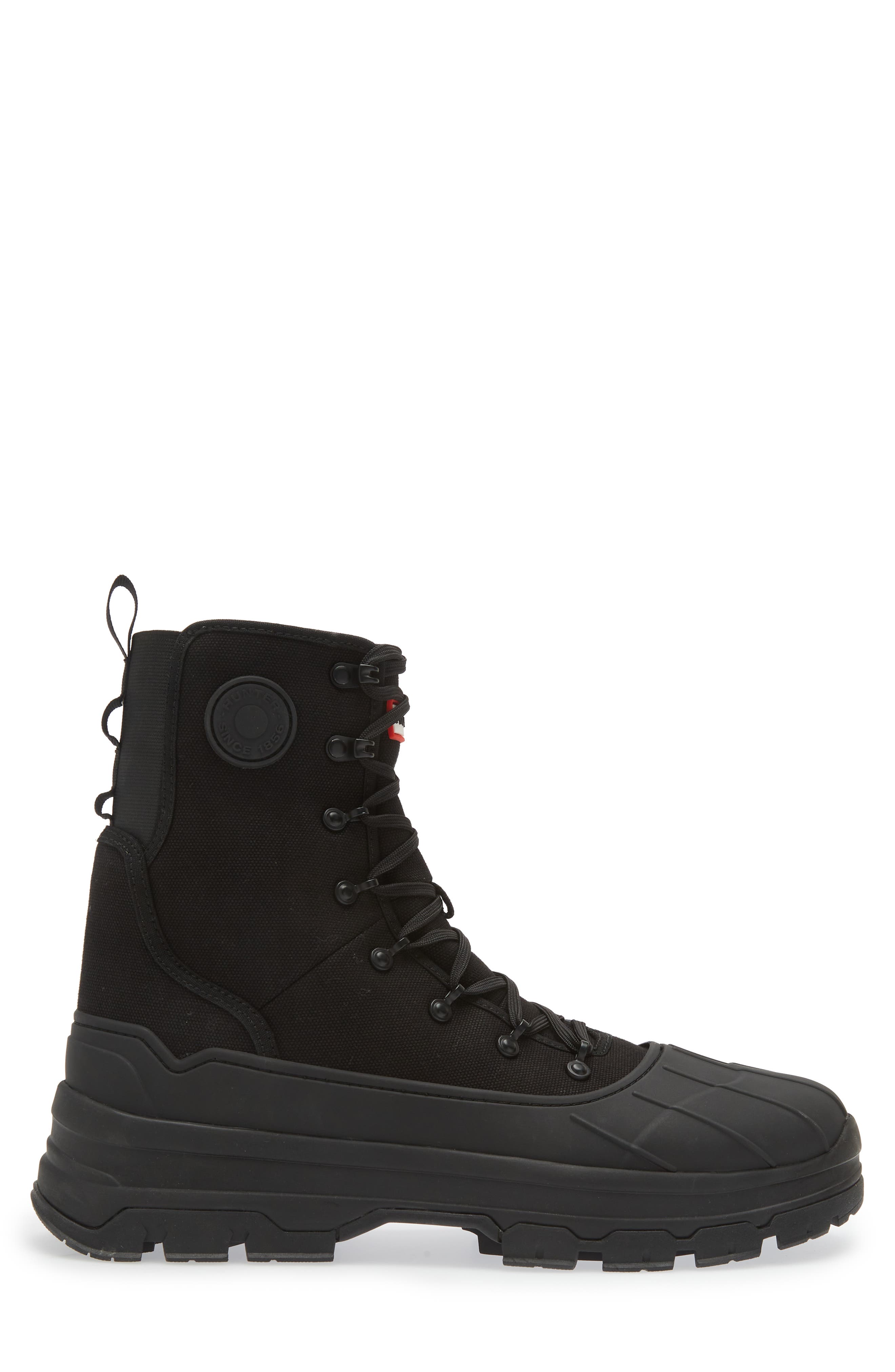 Hunter Explorer Combat Boot in Black | Smart Closet