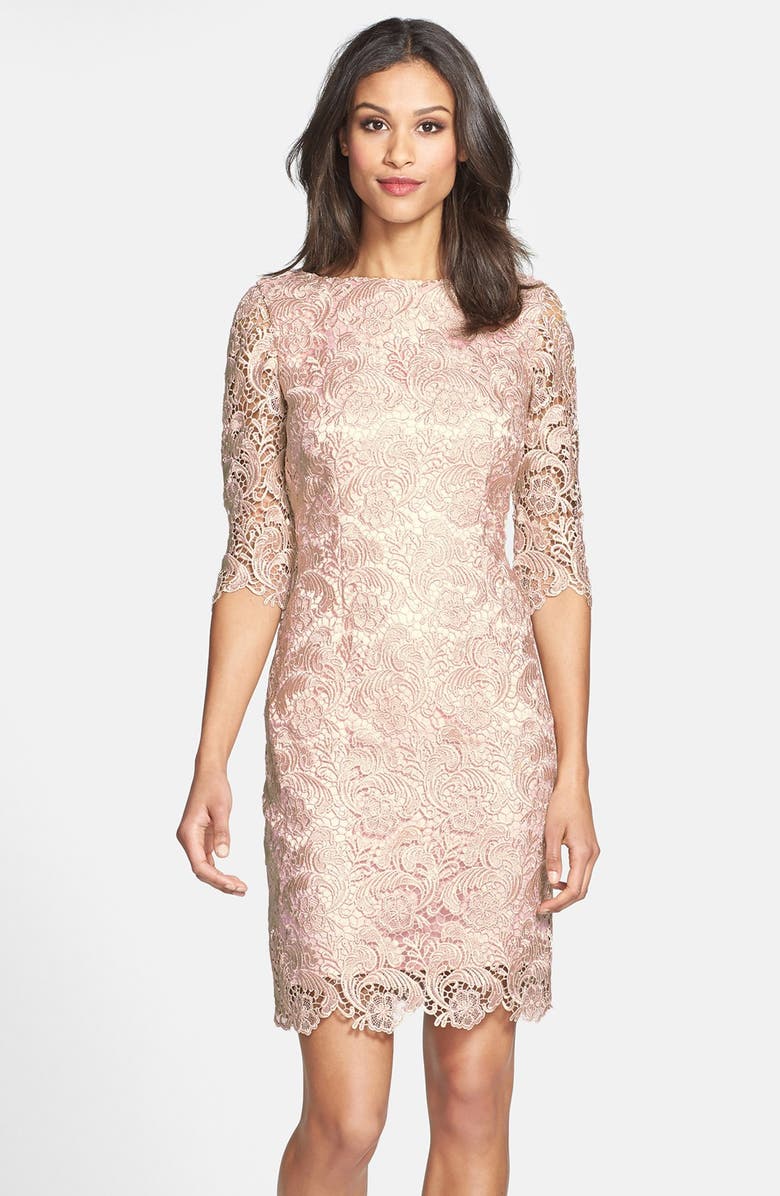 Eliza J Lace Sheath Dress Nordstrom