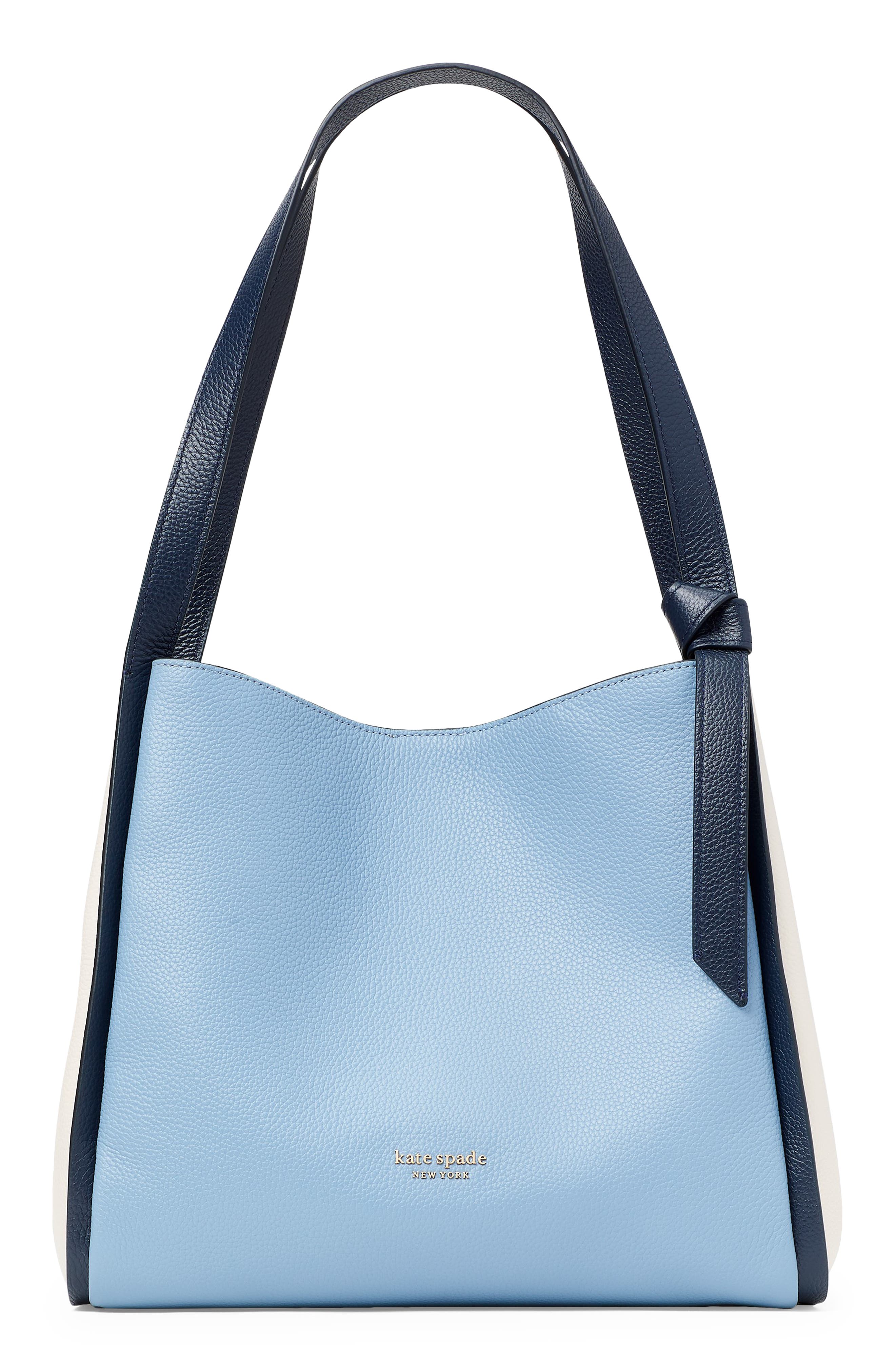 kate spade new york knott colorblocked pebble leather tote | Nordstrom