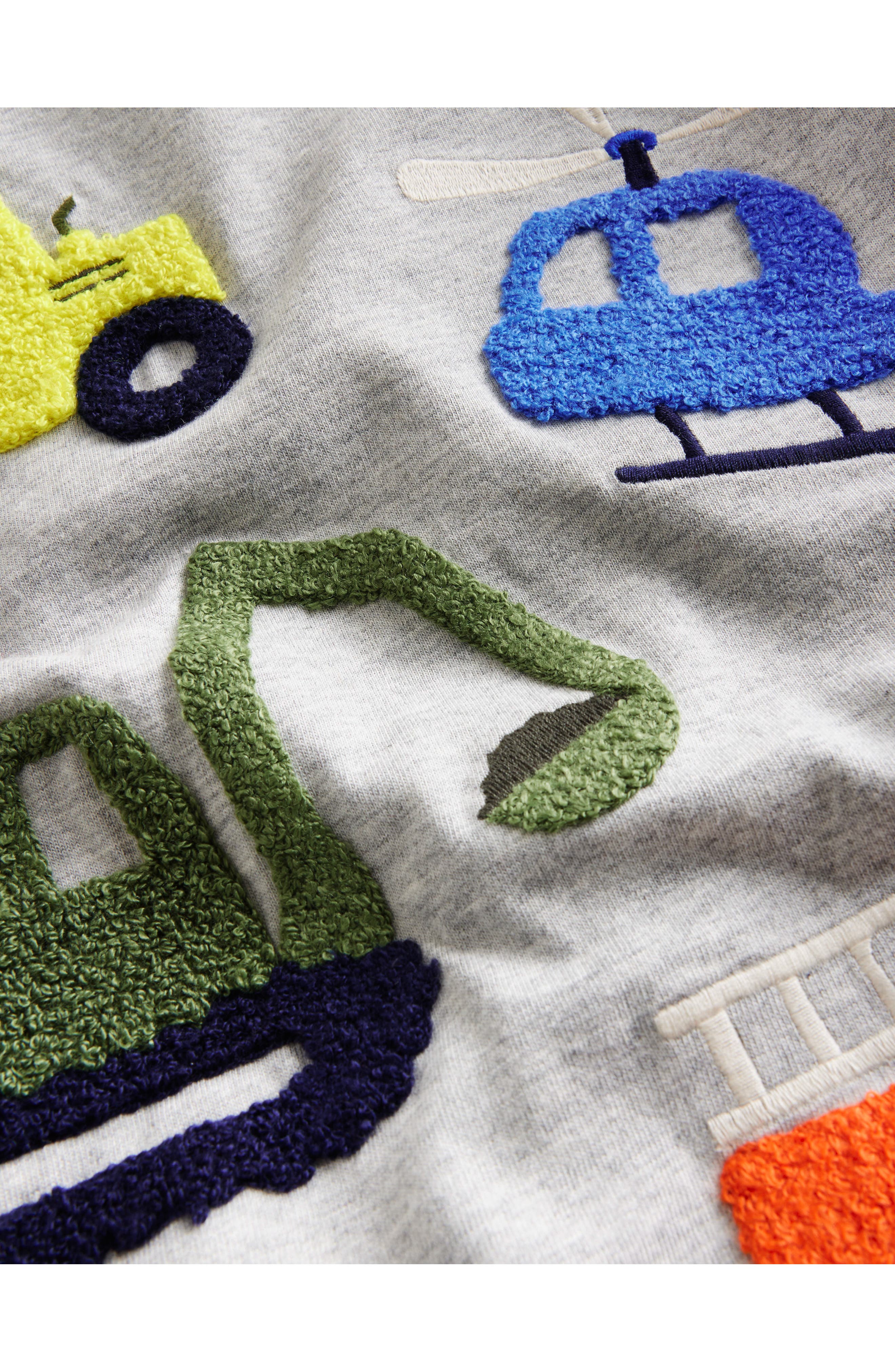 Mini Boden Kids' Bouclé Appliqué Cotton T-Shirt | Nordstrom