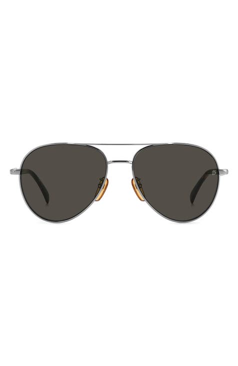 Men's David Beckham Eyewear Aviator Sunglasses | Nordstrom