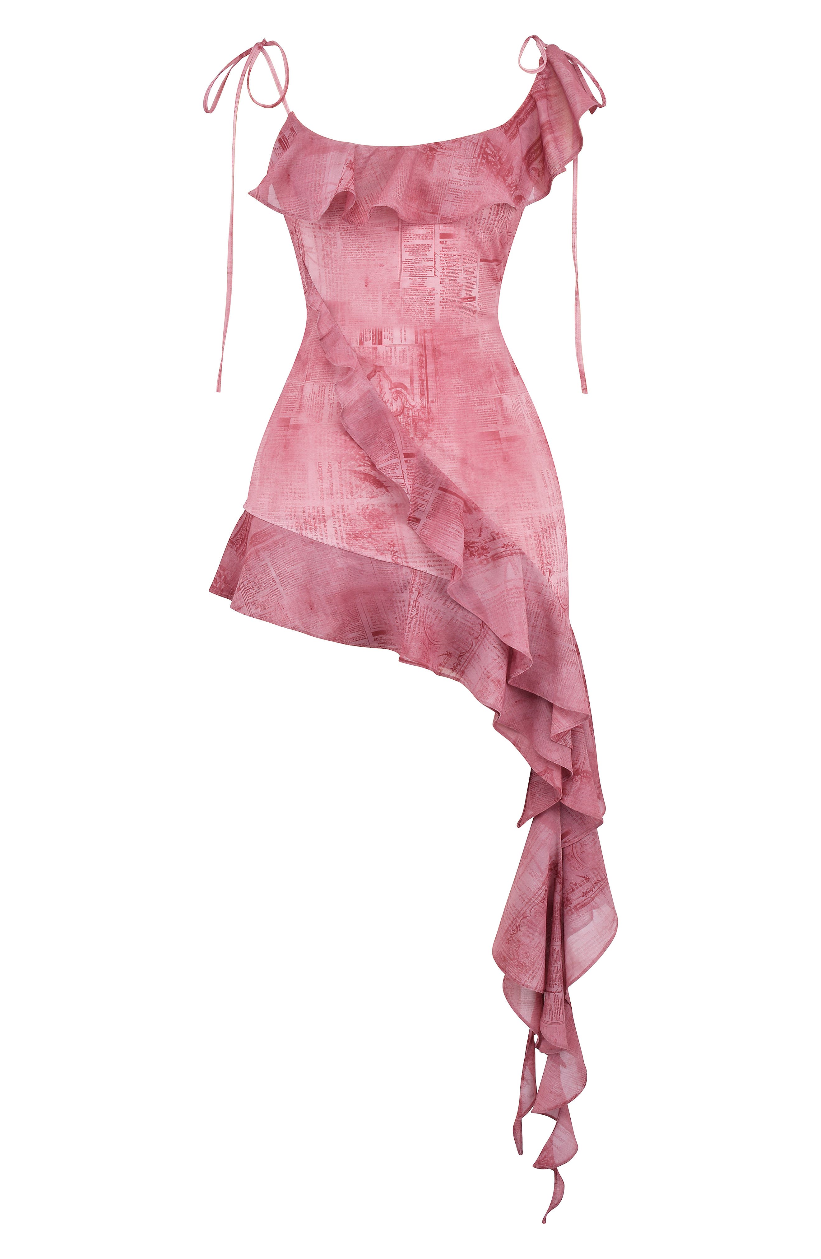HOUSE OF CB Lyrah Ruffle Tie Strap Minidress | Nordstrom