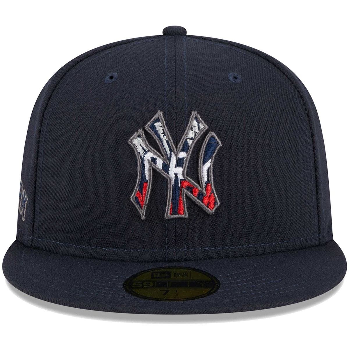 New Era Men's New Era Navy New York Yankees Script Fill 59FIFTY Fitted ...