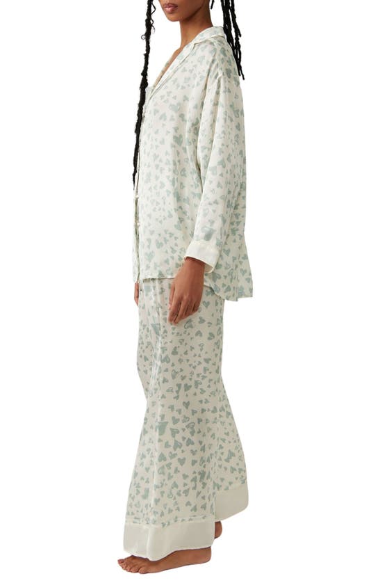 Free People Dreamy Days Mixed Print Pajamas In Ivory Combo | ModeSens