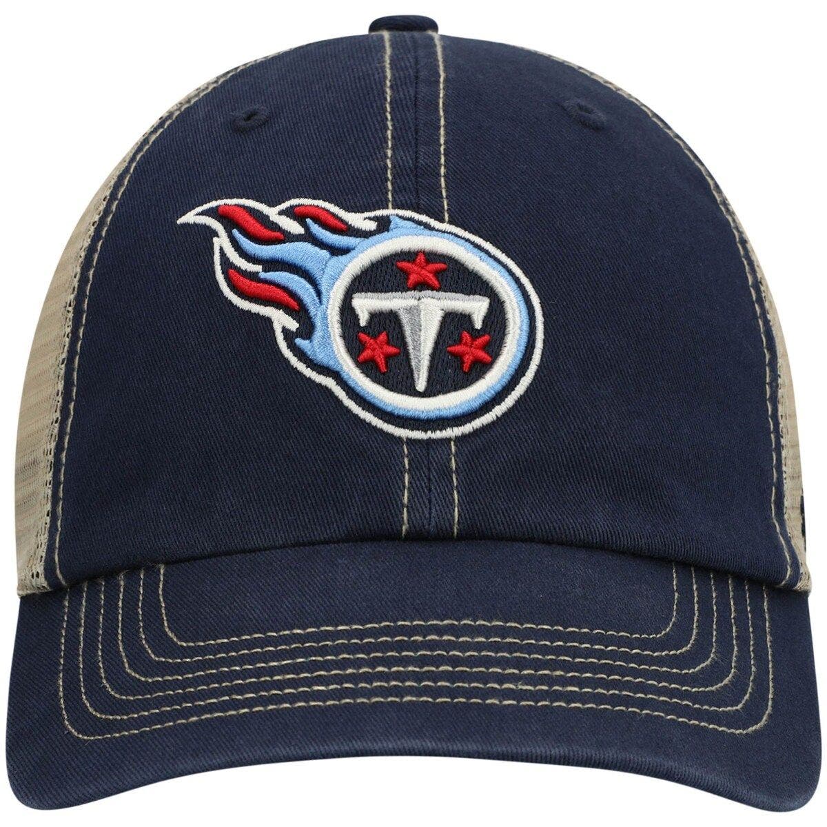 '47 Men's '47 Navy/Natural Tennessee Titans Trawler Trucker Clean Up ...