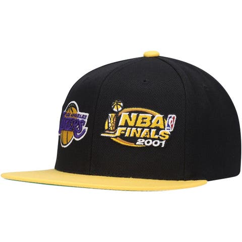 Men's Mitchell & Ness x Lids Black Los Angeles Lakers 2001 NBA Finals ...