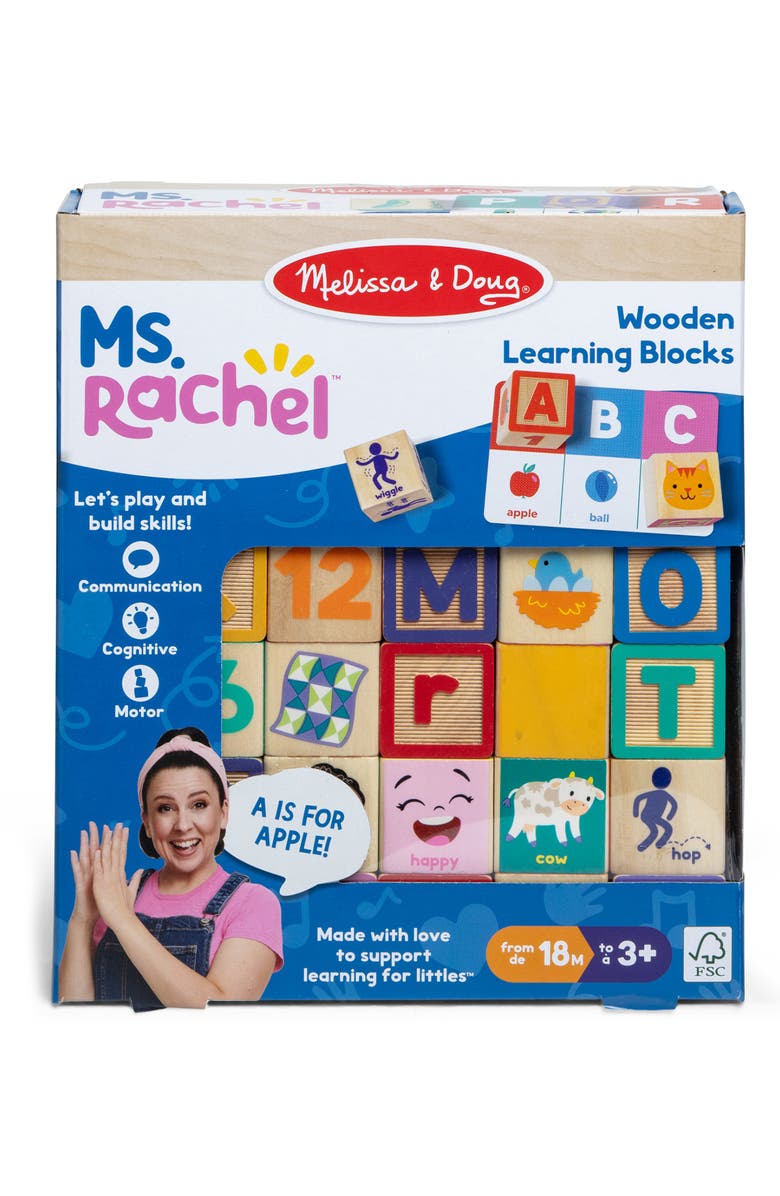 Melissa & Doug Ms. Rachel Learning Blocks Set | Nordstrom