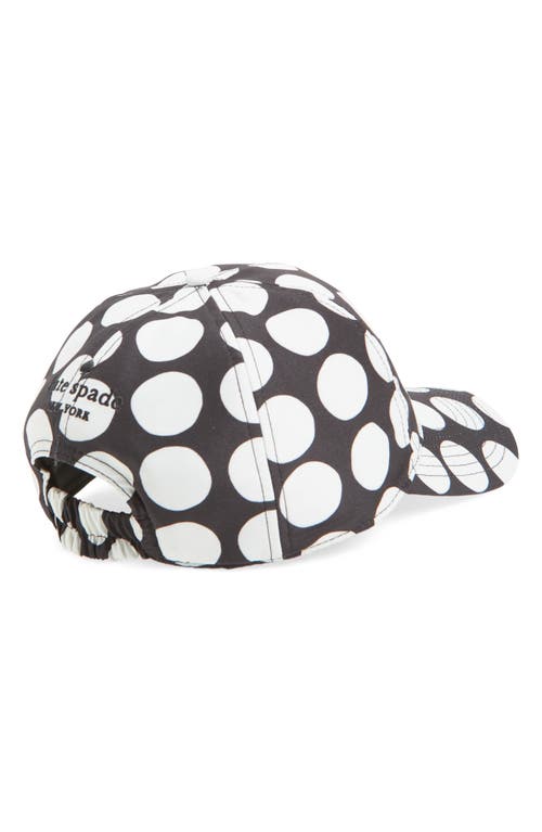 Kate Spade New York Art Dot Baseball Cap In Black | ModeSens