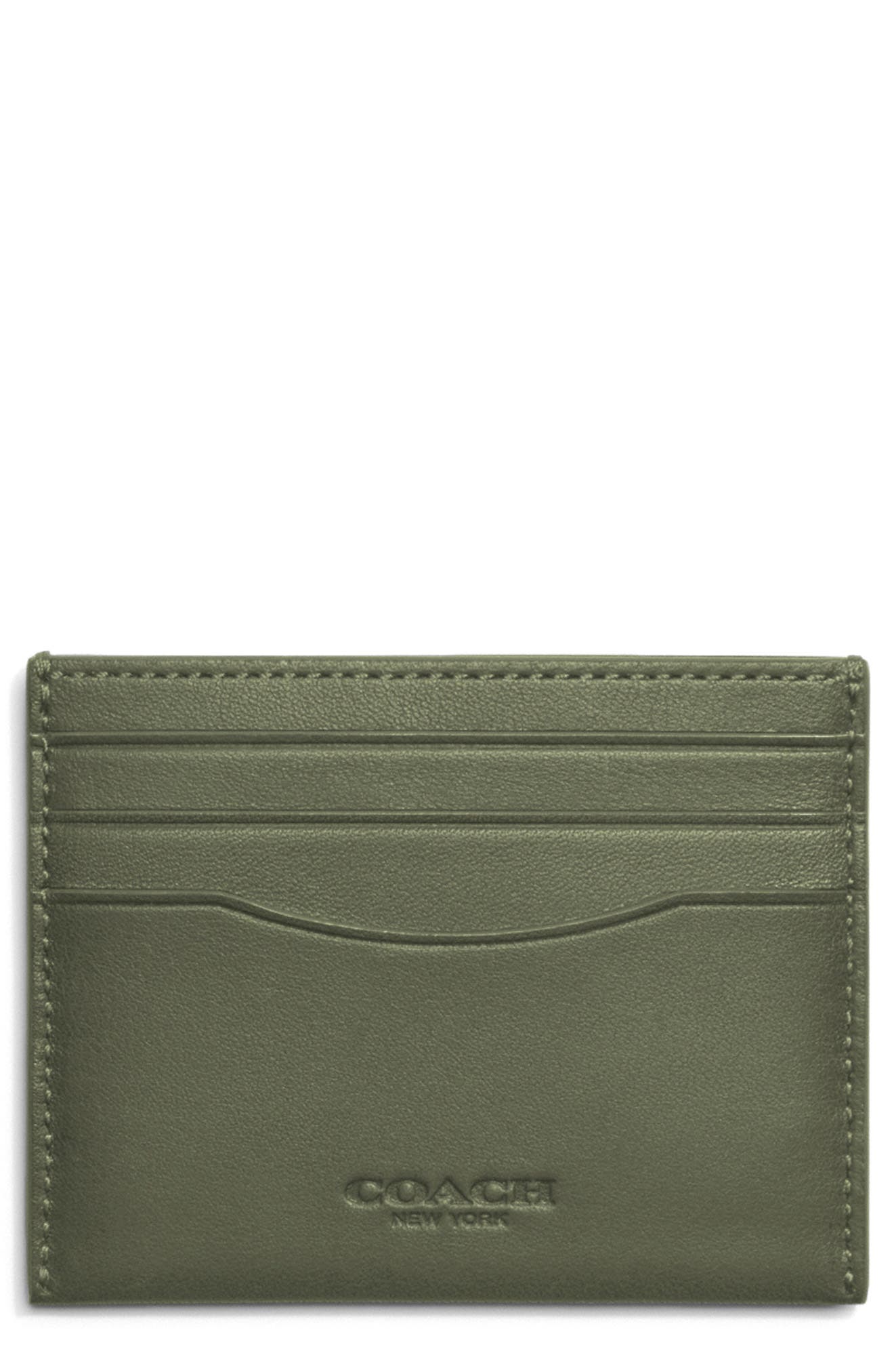 COACH Leather Card Case | Nordstrom